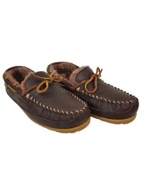 L.L. Bean | Shoes | Ll Bean Mens Wicked Good Brown Moosehide Moccasins ...